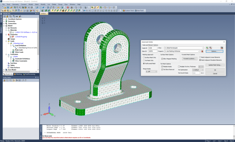 FEM Finite Element Analysis & Meshing Software - SDA Software